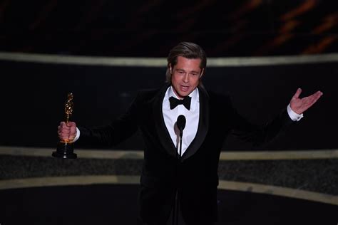 Watch Brad Pitts 2020 Oscars Acceptance Speech Video Popsugar Entertainment Photo 10