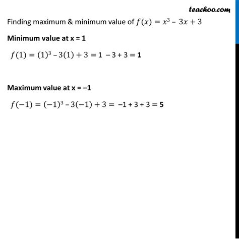 Example 17 Find All Points Of Local Maxima And Local Minima