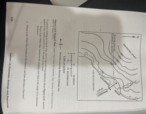 solved monocline showing direction of plunge axis figure