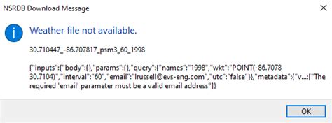 Weather File Downloads Issue Sam Forum System Advisor Model Sam