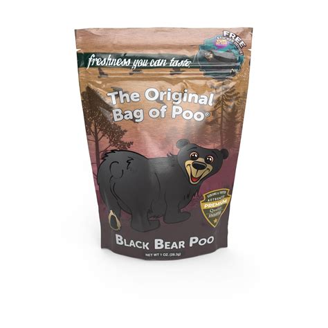 Black Bear Poo Unique Brown Cotton Candy The Original Bag Of Poo
