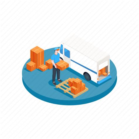 Elivery Distribution Factory Fast Freight Global Shipping Icon