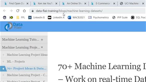 Data Analysis For Absolute Beginners Pt12 How To Get Dataset From Dataflair Blog Dataset Youtube