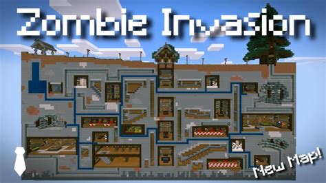 Zombie Invasion Maps Minecraft Bedrock