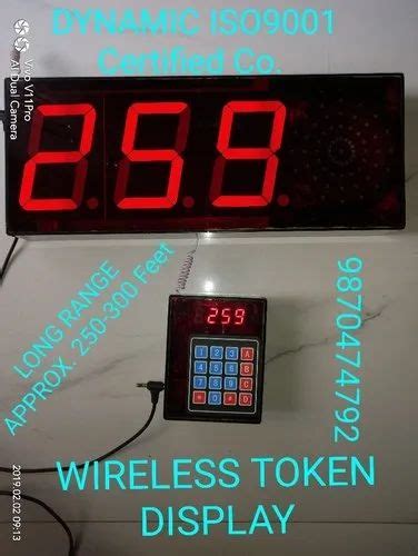 Token Display System Wireless Token Display Systems Manufacturer From Mumbai