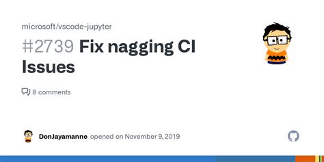 Fix Nagging CI Issues Issue 2739 Microsoft Vscode Jupyter GitHub