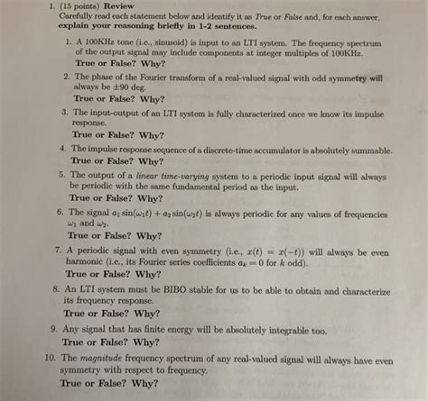 solved 1 15 points review carefully read each statement