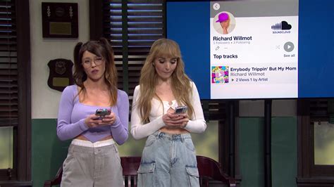 Soundcloud App In Saturday Night Live S49e13 Sydney Sweeney Kacey