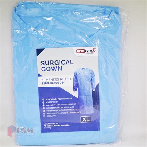 Jual Surgical Gown Non Woven Polypropylene One Care Baju Apd Operasi