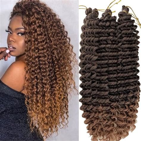 Zoll Ocean Wave Crochet Hair Packs Wave Deep Twist Braiding Hair Curly Crochet Hair Deep