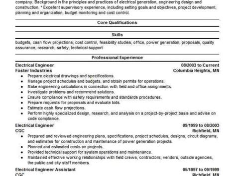 Engineer Resume Career Objective Electrical Engineer Resume Objectives Resume Sample