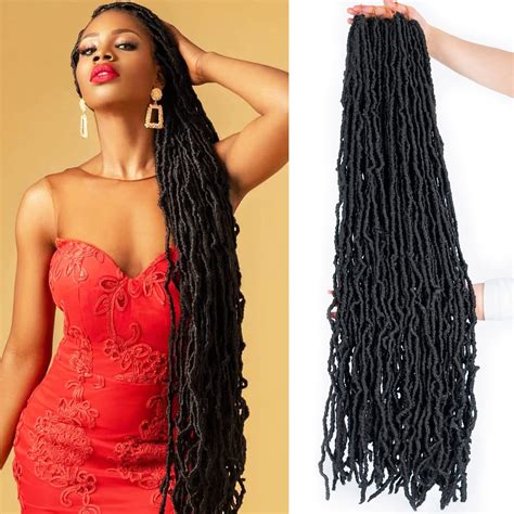 Buy 36 Inch New Soft Locs Crochet Hair Faux Locs Crochet Braids Hair 6