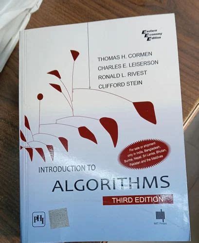 English Introduction To Algorithms Eastern Economy Edition Paperback At