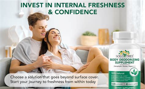 Auiwqwfi Body Deodorizing Supplement Chlorophyll Pills