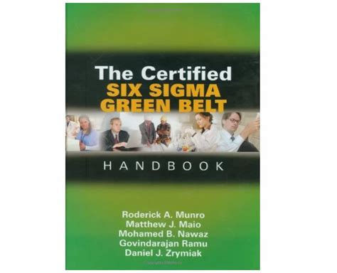 English The Certified Six Sigma Green Belt Handbook Hardcover Book At