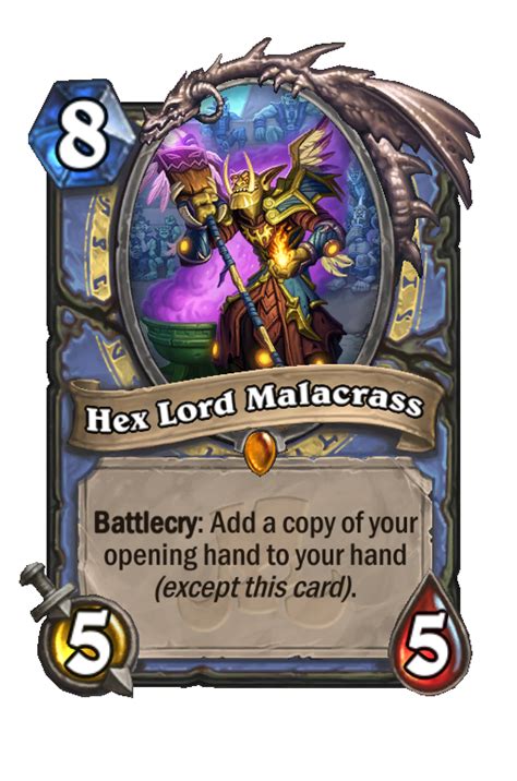 Hex Lord Malacrass Rastakhans Rumble Best Hearthstone Decks