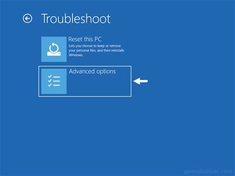 Troubleshoot Settings