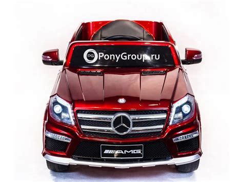 Детский электромобиль Mercedes-Benz GL63 AMG с резиновыми колесами и ...