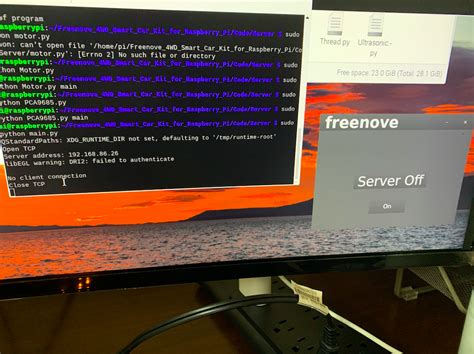 server off · issue 11 · freenove freenove three wheeled smart car kit