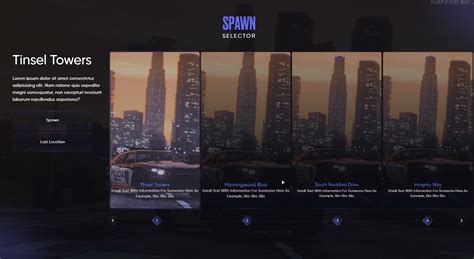 [savana] Spawn Selector [qb Esx] Fivem Releases Cfx Re Community