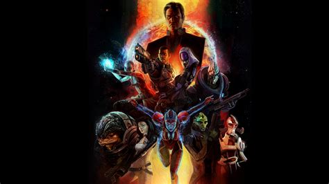 3840x2160 Resolution Mass Effect Poster 4k Wallpaper Wallpapers Den