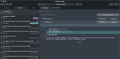 sublime merge build 2091 破解版 优秀git客户端 macbox app