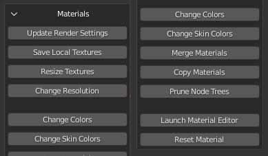 Diffeomorphic Materials Section