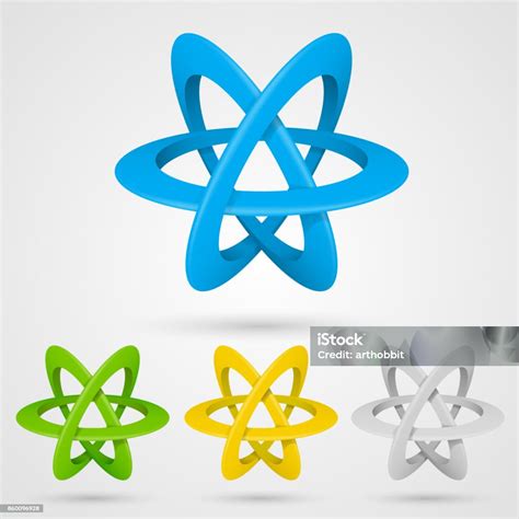 原子在白色背景上設置符號向量圖形及更多中子圖片 中子 分子 分子結構 Istock