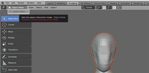 Sculpting How Do I Switch Back To Sculpt Mode Blender Stack Exchange