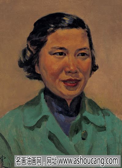 秦宣夫人物油画《肖像》欣赏 名画油画网