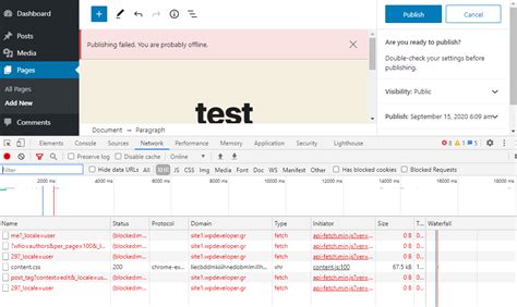 You Are Probably Offline · Issue 23942 · Wordpressgutenberg · Github