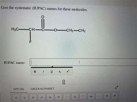 Answered Give The Systematic Iupac Names For Bartleby