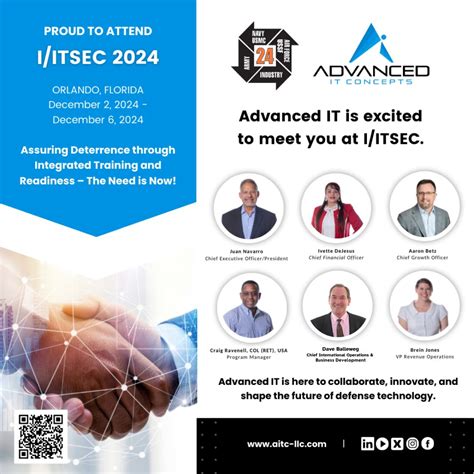 Iitsec2024 Defensetechnology Innovation Aitc Advancedit