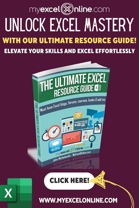Free Excel Guides Myexcelonline Free Excel Tutorials Excel