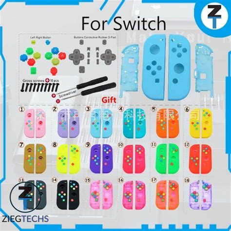 switch ns controller joycon nintendo replacement case joy con gamepad diy replacement case