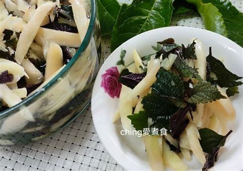 夏日小菜同樂會 醋漬紫蘇嫩薑 食譜與作法 By 王菁 Cookpad
