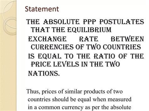 Purchasing Power Parity Ppt