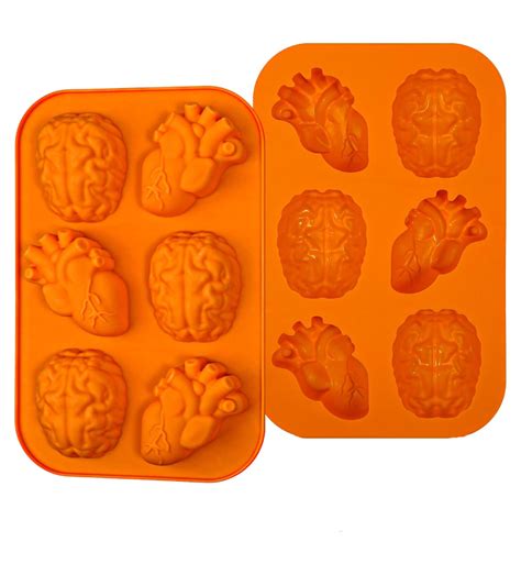 Silikoninė Forma Smegenys Ir širdis • Kepimo Formos