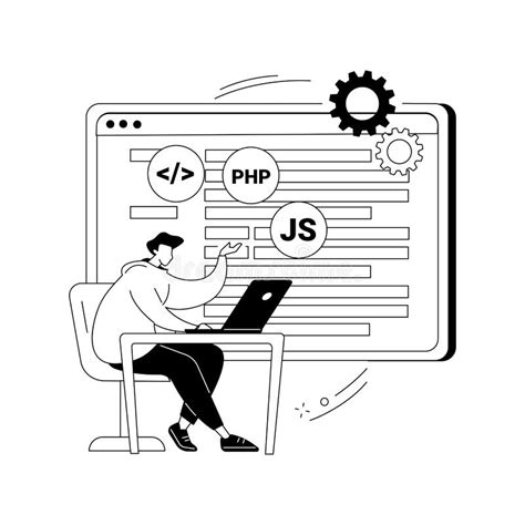 advanced computer skills abstract concept vector illustration stock vector illustration of