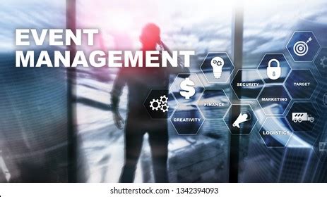 Event Management Concept Event Management Flowchart Foto Stok 1272687217 Shutterstock