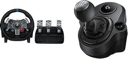 Kit Volante Logitech G29 Driving Force e Pedais para PS5 PS4 PS3 e PC Câmbio Logitech G