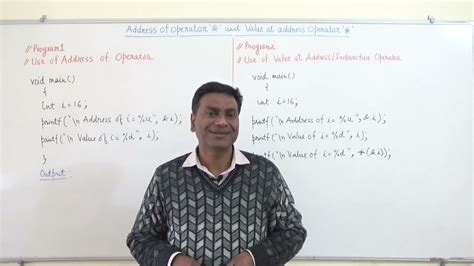 10 address of operator and value at address operator pointers data