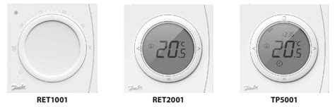Danfoss Tp5001 Electronic Room Thermostats Technical Specification Data