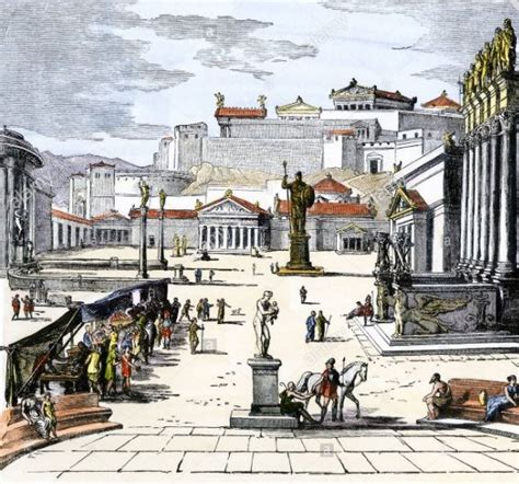 Ancient Greek Palaces Drawing