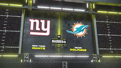 Madden Nfl 24 New York All Time Giants 2 2 Vs Miami All Time