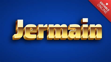 Jermain Text Style Effects Generator