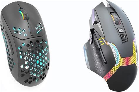 Nyiefada Wireless Gmaing Mouse Honeycomb Shell And New