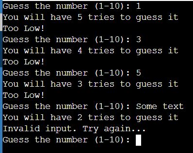 Github Ivanvakov Guessanumber This Is A Simple Console Game Guess