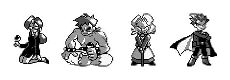 Lost in Rehearsal Pixel Painting The Elite Four Pokémon Red Blue