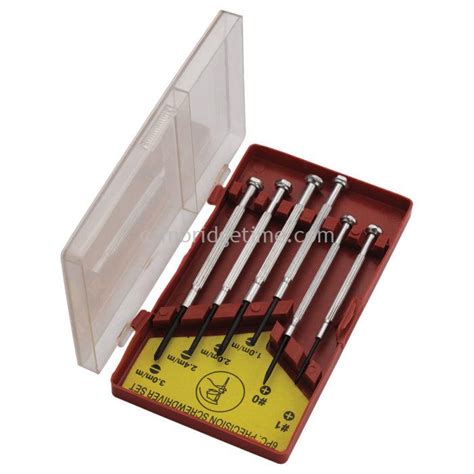 Screw Driver Set Of 6 With Hexagonal Swivel Heads Cambridge Time Spares